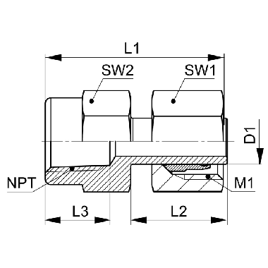 EXMAR | Adjustable manometer fittings NPT