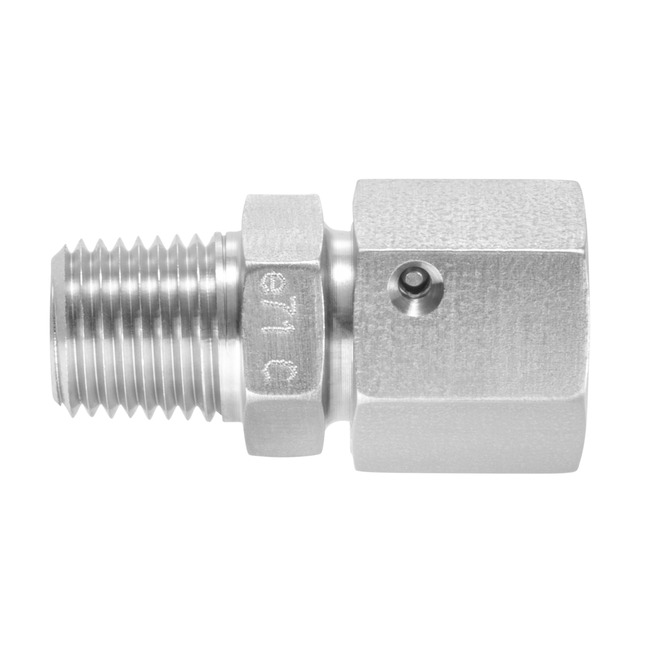 EXMAR | Straight male adaptor unions NPT with taper and O-ring