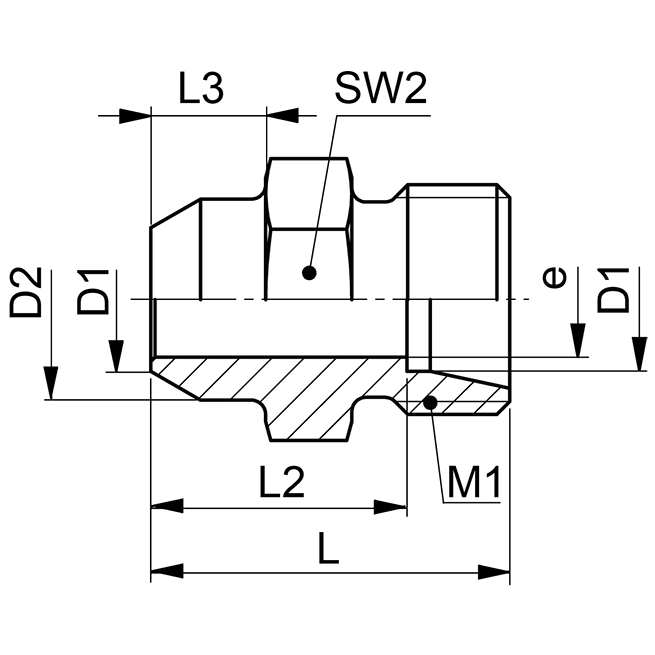 EXMAR | Gerade Anschweißstutzen