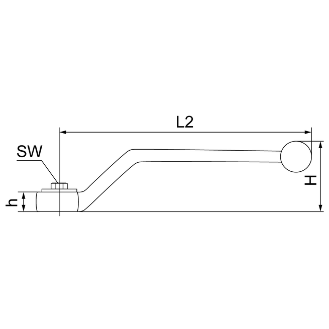 EXMAR | Handles for high pressure ball valves