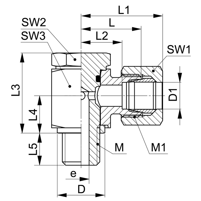 EXMAR | Banjo elbow fittings